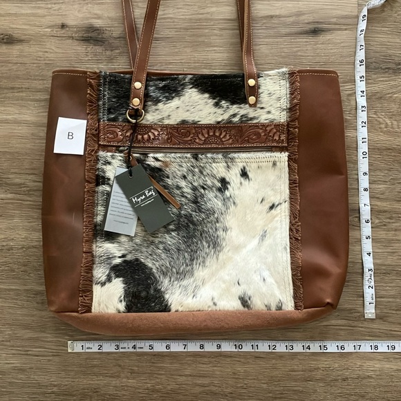 Myra Bag | Bags | Nwt Myra Bag Oakley Specks Hand Tooled Leather Canvas ...